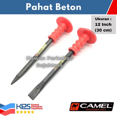 Jual CAMEL Pahat Beton Topi Rata Lancip 12" Inch (30 cm) Gagang Bulat ...