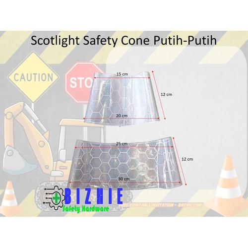 Jual Scotlight Safety Cone Putih Putih - Kota Padang - Bizhie Safety ...