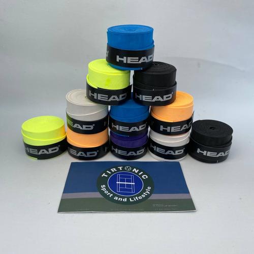 Jual Grip Tennis HEAD Dry Overgrip Tenis Satuan - Orange Neon - Kab ...