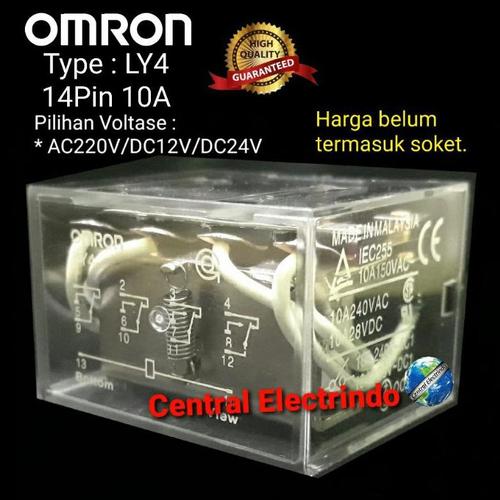 Jual Relay Omron Ly4 14Pin 10A. - DC 24V - Jakarta Selatan - tambun ...