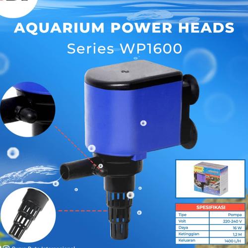 Promo Pompa Air Celup Power Head Aquarium Aquascape Akuarium AQUAMAN WP ...