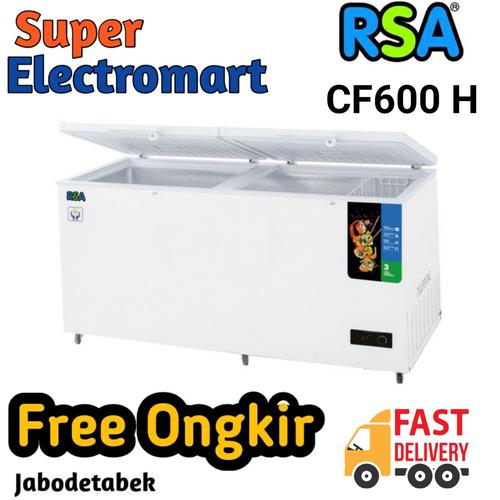 Jual CHEST FREEZER RSA CF 600 LEMARI PEMBEKU 500 LITER FREEZER DAGING ...