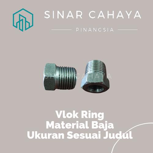 Jual Vlok Ring (Bushing) Baja kelas 3000 ukuran 1/2" x 1/4" - Jakarta ...