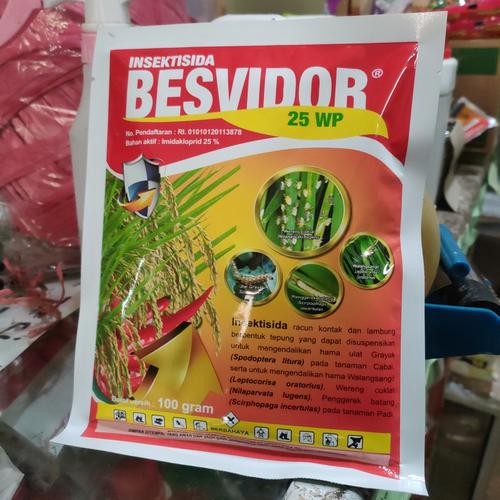 Jual Insektisida Kontak Besvidor 25 WP 100 Gram - Kab. Sumedang - Sri ...