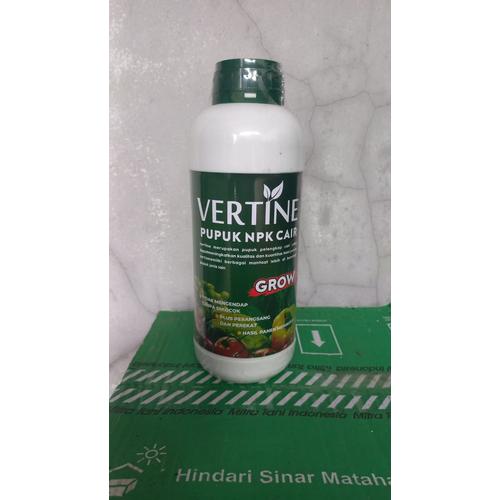 Jual Pupuk NPK Cair Verti Vertine Grow 1 Liter - Kab. Sleman - Manggala Tani | Tokopedia