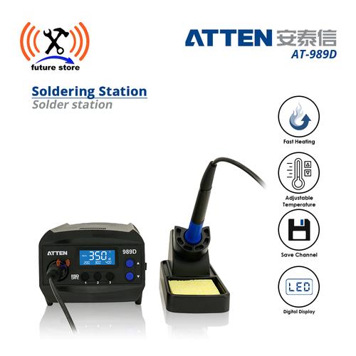 Promo ATTEN AT-989D Soldering Station Fault Alarm 3 Save Channel ...