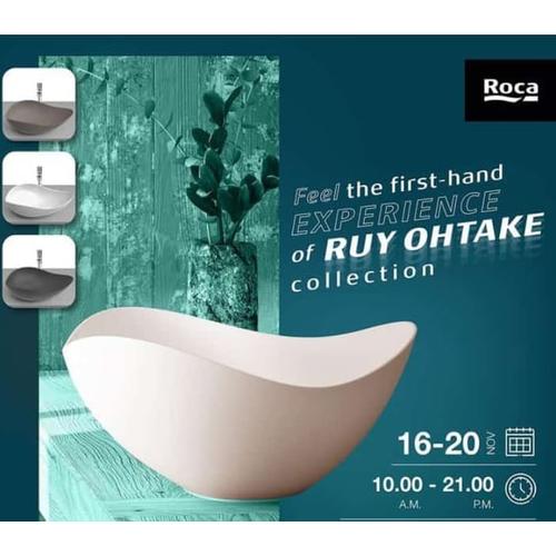 Jual Wastafel ROCA Ruy Ohtake 37,5cm Modern Minimalis - Onyx Black ...