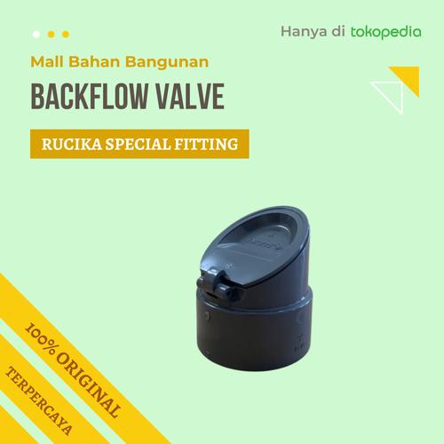 Jual Backflow valve back flow Special Fitting RUCIKA Sambungan PVC 3" 4 ...