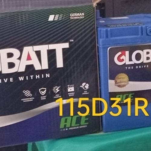 Jual Aki Mobil Ford Ranger Double Cabin Globatt NX120-7R/115D31R 102AH ...