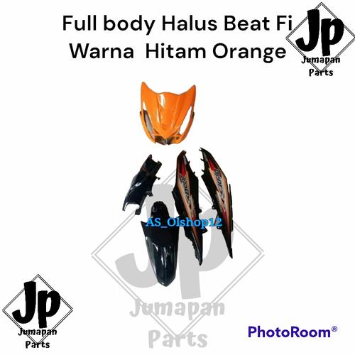 Jual Full Body Bodi Halus Alus Honda Beat Fi Warna Hitam Oren - Putih ...