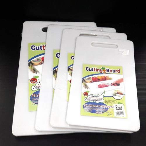 Jual RENO CUTTING BOARD TALENAN PLASTIK / PAPAN POTONG PUTIH TEBAL ...