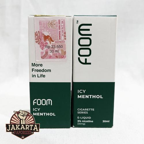 Jual [30MG SALT] FOOM ICY MENTHOL SALTNIC 30ML 30MG BY FOOM LAB ...