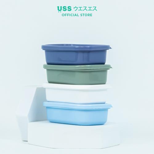 Jual USS Food Container Mini Set Isi 4 / Kotak Bumbu Isi 4 Persegi ...