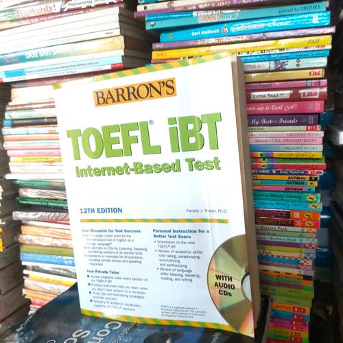 Jual TOELF IBT INTERNET BASED TEST 12Th Edition - BARRONS - Kota Depok ...