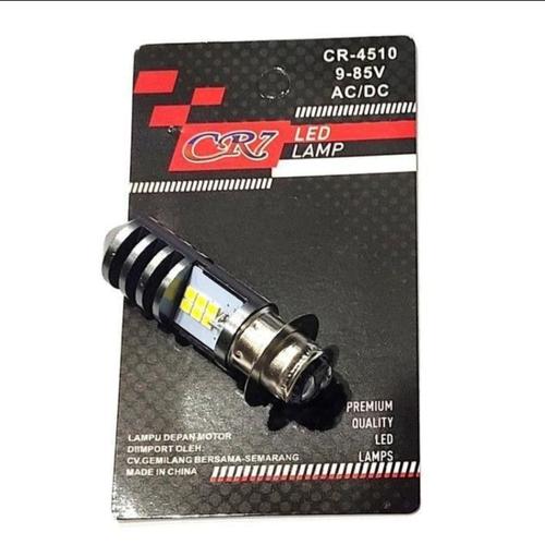 Jual CR7 Lampu Led Depan Motor Bebek Metic h6 2sisi 12Mata High Low AC ...