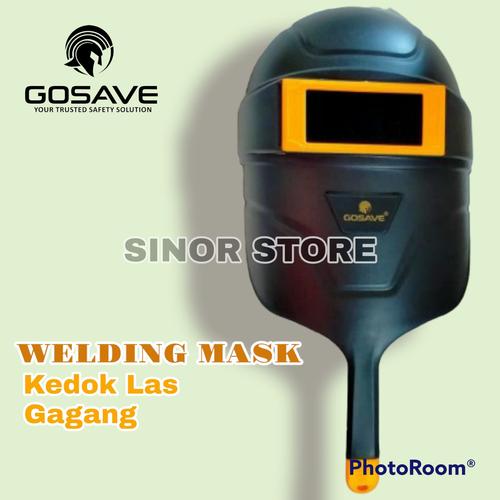 Jual Kedok las gagang topeng las pegang pelindung las welding mask ...