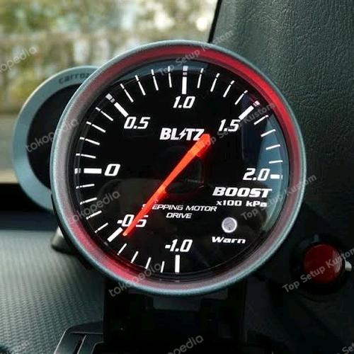 Jual BLITZ Racing Meter SD white boost meter 52mm stepping motor ...