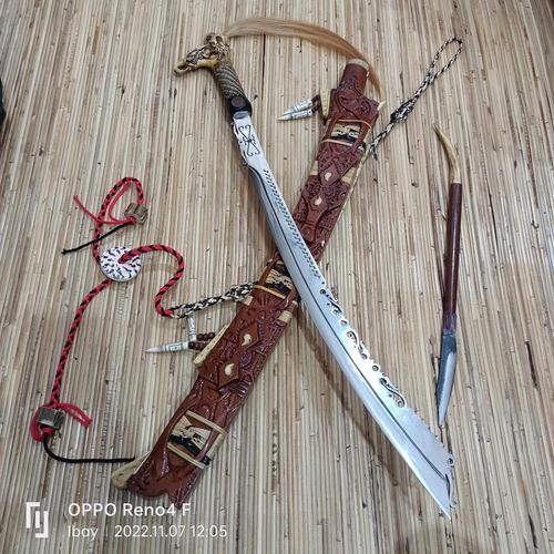 Jual MANDAU DAYAK KHAS KALIMANTAN MOTIF TAMENG - Kab. Banjar - Oleh ...
