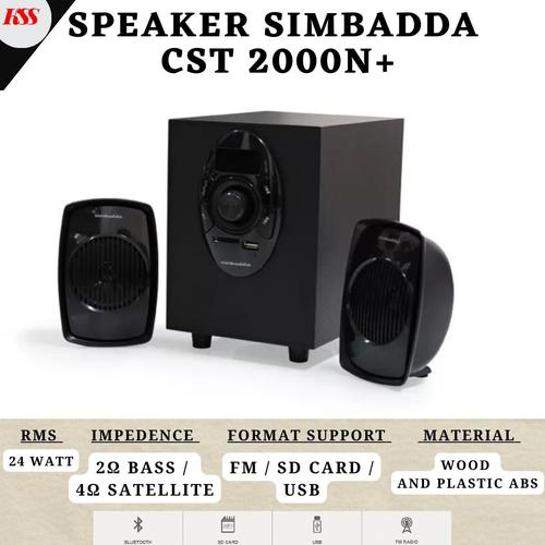 Jual Simbadda CST 2000N Plus 2.1 Multimedia Speaker - Jakarta Pusat ...