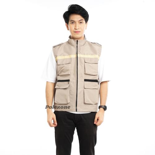 Jual Rompi Pria Keren Motor Vest Parasut Cowok Anti Angin Bolak Balik ...