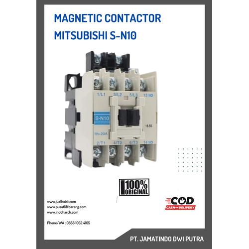 Jual MAGNETIC CONTACTOR MITSUBISHI S-N10 - Kab. Tangerang - JAMATINDO ...