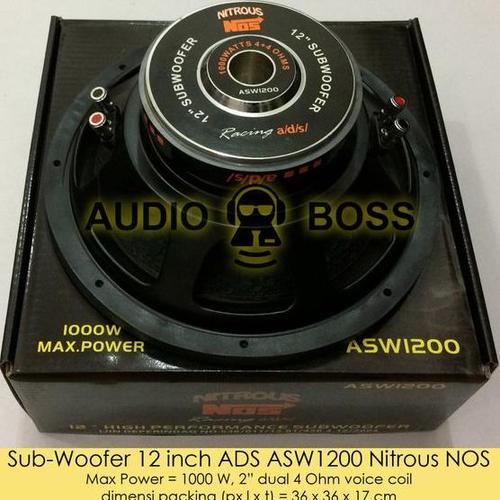 Jual Speaker Subwoofer 12 Inch Ads Asw1200 Nitrous Nos 12Inch Ads Nitrous - Jakarta Barat ...