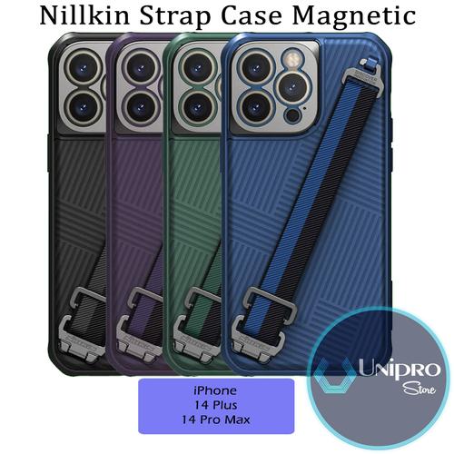 Jual Case Nillkin Strap iPhone 14 Plus / Pro Max Hand Grip MagSafe ...