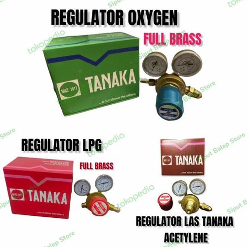 Jual REGULATOR LAS TANAKA OKSIGEN OXYGEN LPG ACETYLENE ASITILIN ...