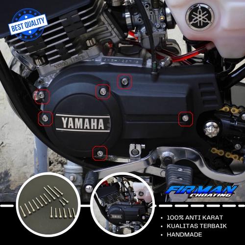 Jual baut bak mesin rx king rxs rxk yt115 custom stenlis - Kota Bandung ...