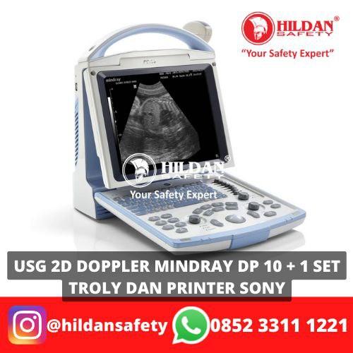 Jual USG 2D DOPPLER MINDRAY DP 10 + 1 SET TROLY DAN PRINTER SONY ...