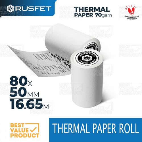 Jual Thermal PAPER ROLL 80x50 / Kertas Termal 80 x 50 - PAPER 80x50mm ...