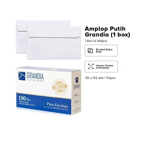 Jual Amplop 1 Box 100 Lembar Grandia P104 - Amplop Mini, 100 Lembar ...