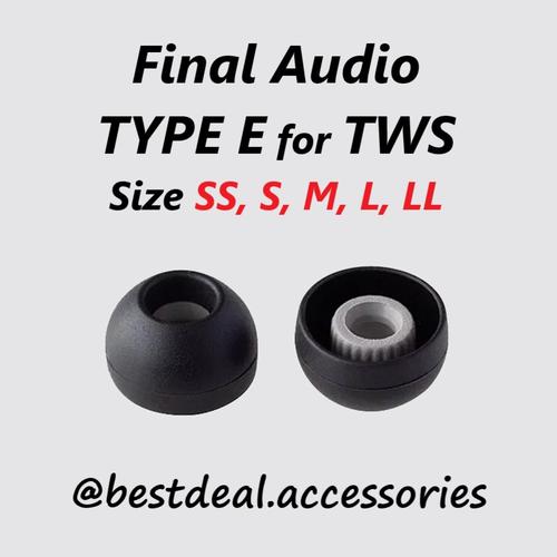 Jual Final Audio Type E Type True Wireless TWS Silicone Eartips ...