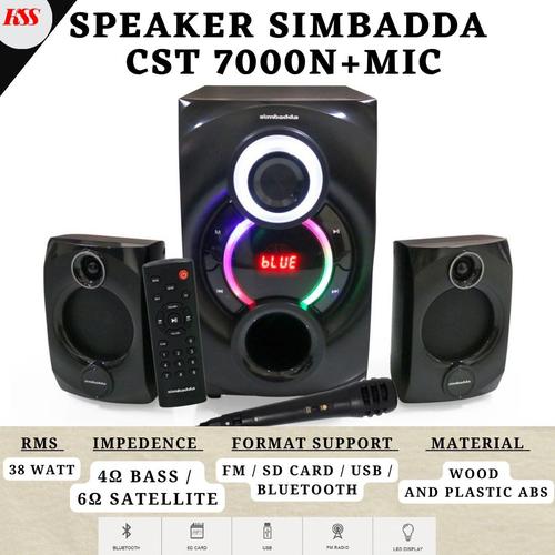 Jual Speaker Simbadda CST 7000 N+ Subwoofer & Bass - Jakarta Pusat ...