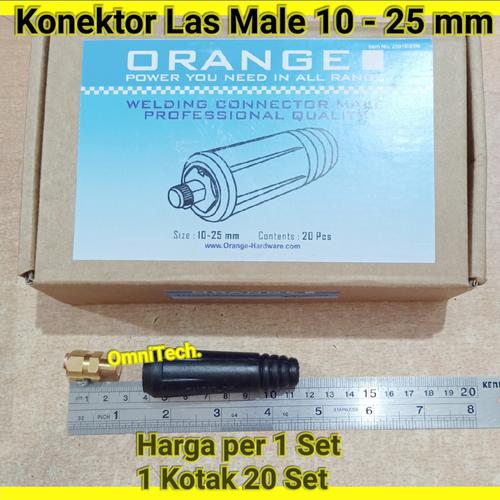 Jual Connector Konektor Kabel Las Welding Male 10-25 Female 10 - 25 mm ...