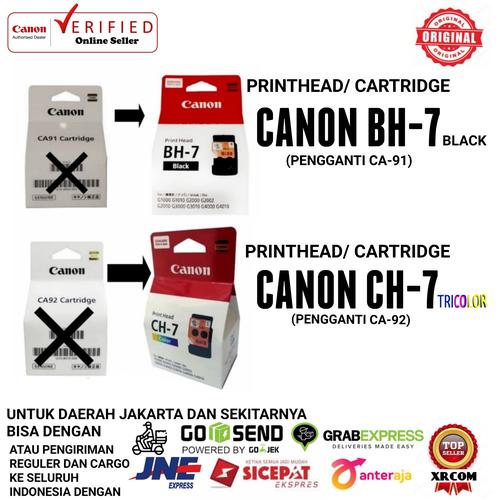 Jual CANON PRINTHEAD / CARTRIDGE BH7 ATAU CH7 untuk G1010 G2010 G3010 ...