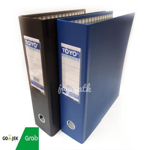 Jual GOJEK ORDNER MAP ODNER FOLIO TOYO 7 CM 2 LUBANG HITAM BIRU MAP ...