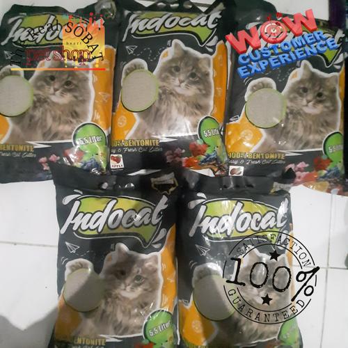 Jual Indocat Bentonite 5,5 Liter | Pasir Kucing Bentonit Premium 5,5 ...