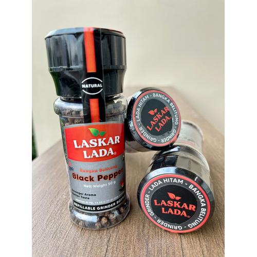 Jual Laskar Lada Lada Butir dalam botol dengan gerusan grinder - Putih ...