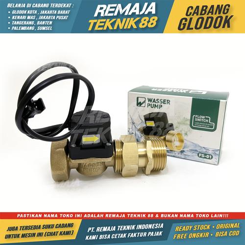Jual FLOW SWITCH 1" x 1" / 1x1inch / SAKLAR OTOMATIS POMPA / WASSER ORI ...