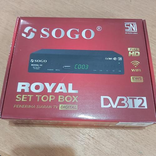 Jual Set Top Box STB DVB T2 Sogo royal (tiktok, youtube) - plus dongle - Kab. Tegal - Sinar Jaya ...