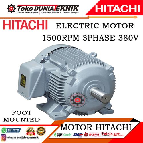 Jual HITACHI 3PHASE 7.5KW 10HP 1500RPM/4POLE B3 ELECTRIC MOTOR FOOT MOUNTED - Jakarta Barat ...