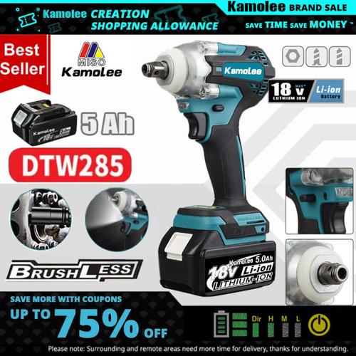 Jual Kamolee DTW285 Cordless Brushless Impact Wrench - No Baterai, Tipe ...