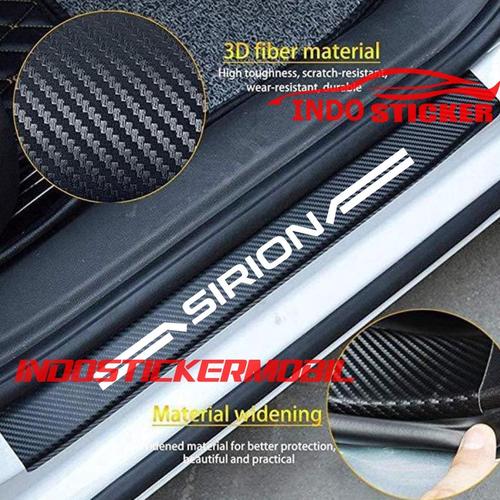 Jual - STICKER CARBON 3D MOBIL SIRION STICKER STIKER SILL PLATE KARBON ...