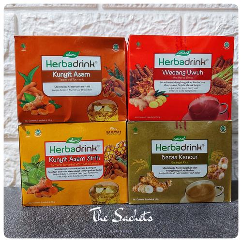 Jual Herbadrink Minuman Herbal Tradisional Sachet - Wedang Uwuh - Kota ...