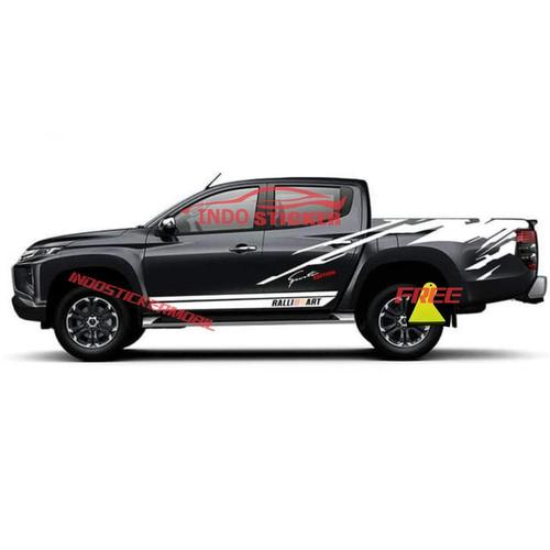 Jual - STRIPING STICKER MOBIL TRITON HILUX CUTTING STIKER TRITON SIDE ...