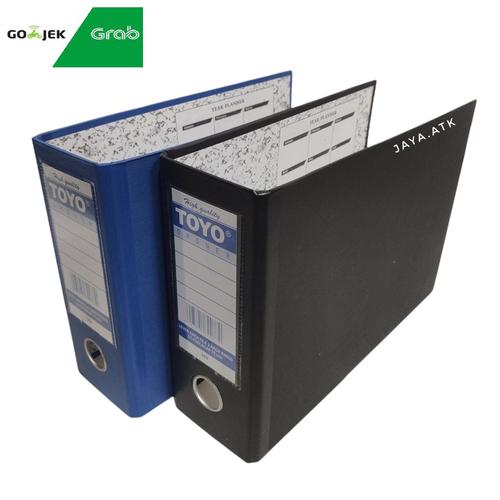 Jual MAP ORDNER KWITANSI 1/2 FOLIO ODNER 2 LUBANG HITAM BIRU LEVER ARCH ...