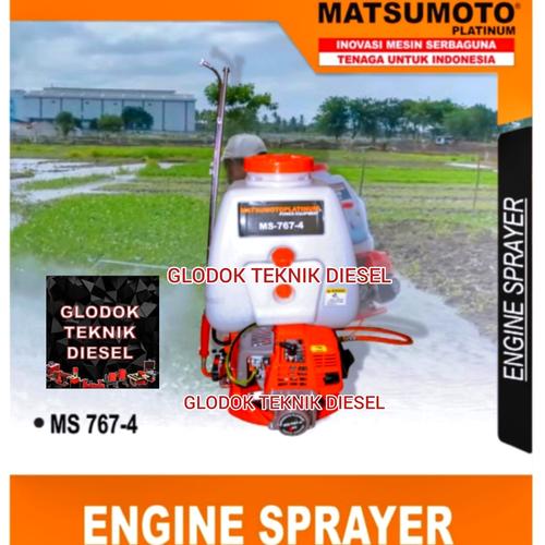 Jual Power Engine Sprayer 20 Liter Mist Knapsack Matsumoto MS 767-4 ...