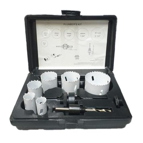 Jual Holso Besi Set 9 Pcs / Mata bor Hole Saw Metric Pelubang Plat ...
