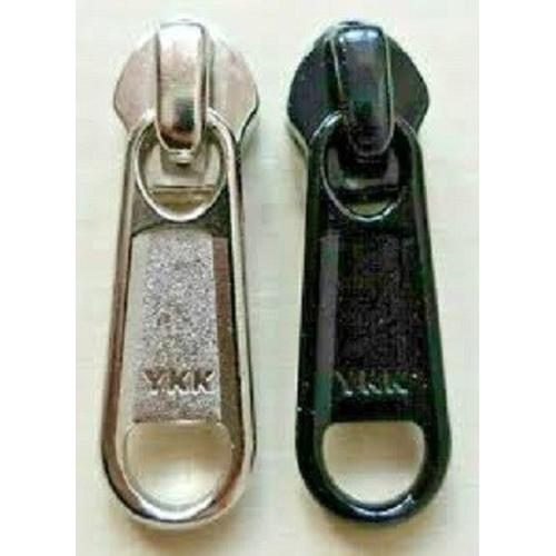 Jual Kepala Resleting YKK Nomor 10 Panjang Hitam Silver Terbalik ...
